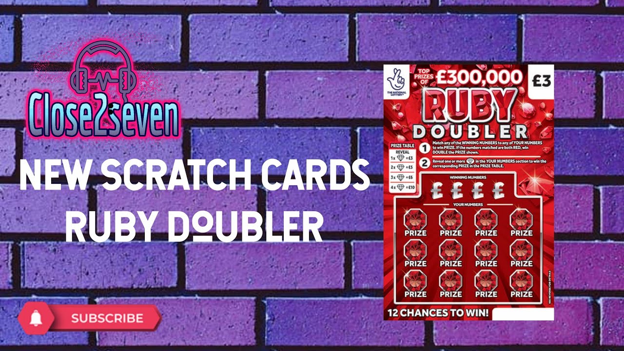 New Scratch Cards £300,000 Ruby doubler #ruby #scratchcards # ...