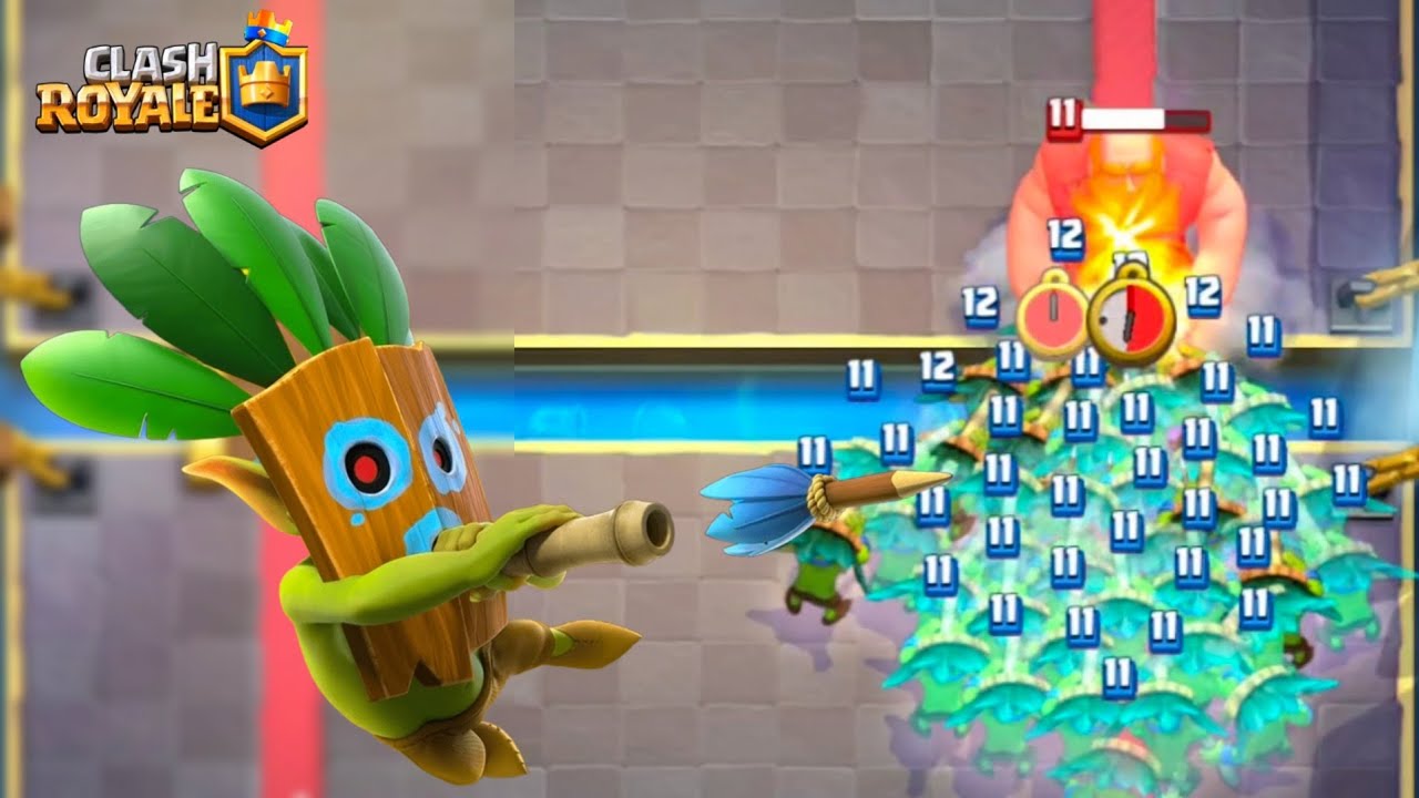 solo DUENDE LANZADARDOS 🎯 -|CLASH ROYALE|- M3DIN4 - YouTube