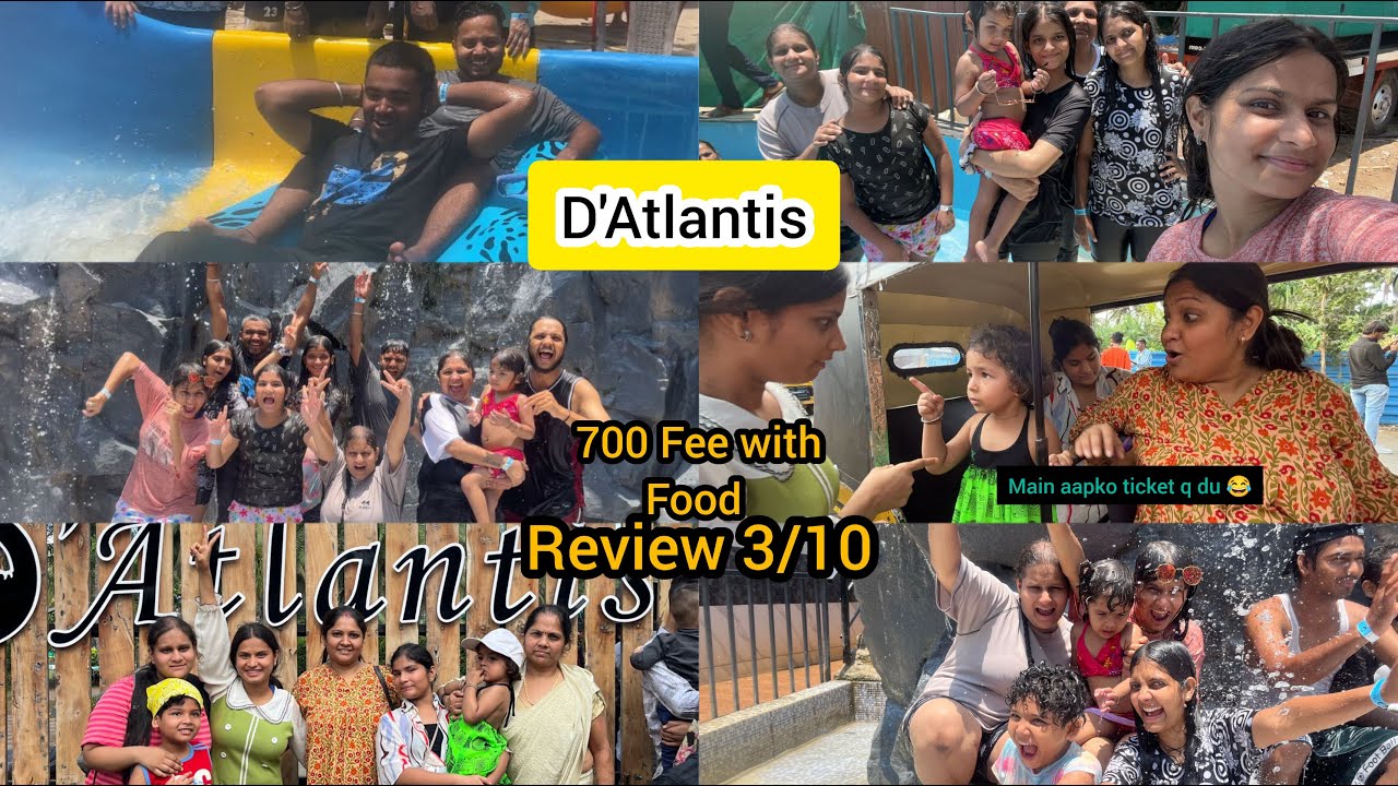 D'Atlantis Aquapark Resort 🏊‍♀️| Water Park in Virar - Mumbai | Review ...