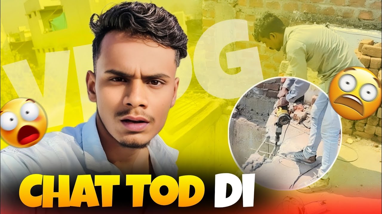 Mere Ghar ka 😱Chat Tod Diya 😢 - YouTube