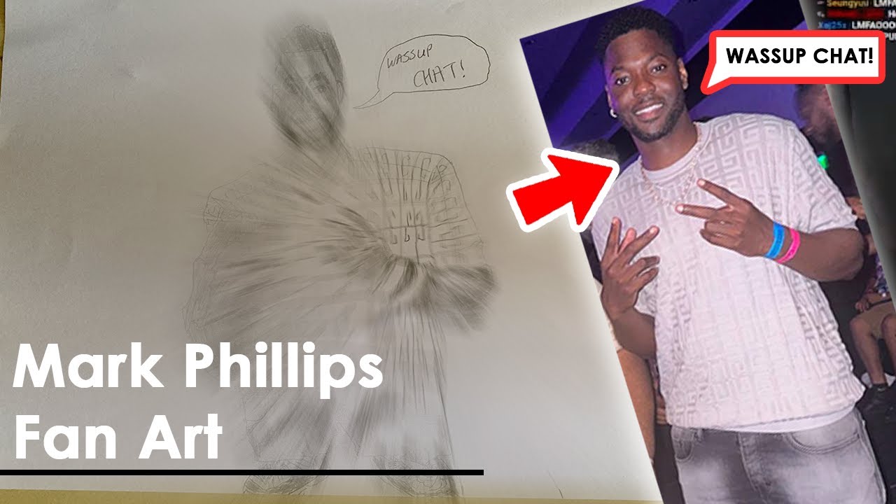 (Fan Art) RDCWorld1 Mark Phillips Full Drawing [Time Lapse] - YouTube