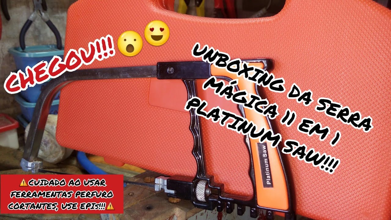 UNBOXING; SERRA MÁGICA MULTI FUNÇÃO PLATINUM SAW. - YouTube