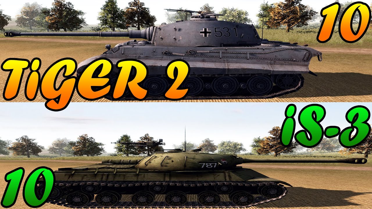 Men of War Assault Squad 2 - 10 IS-3 vs 10 Tiger 2 - Editor Scenario ...