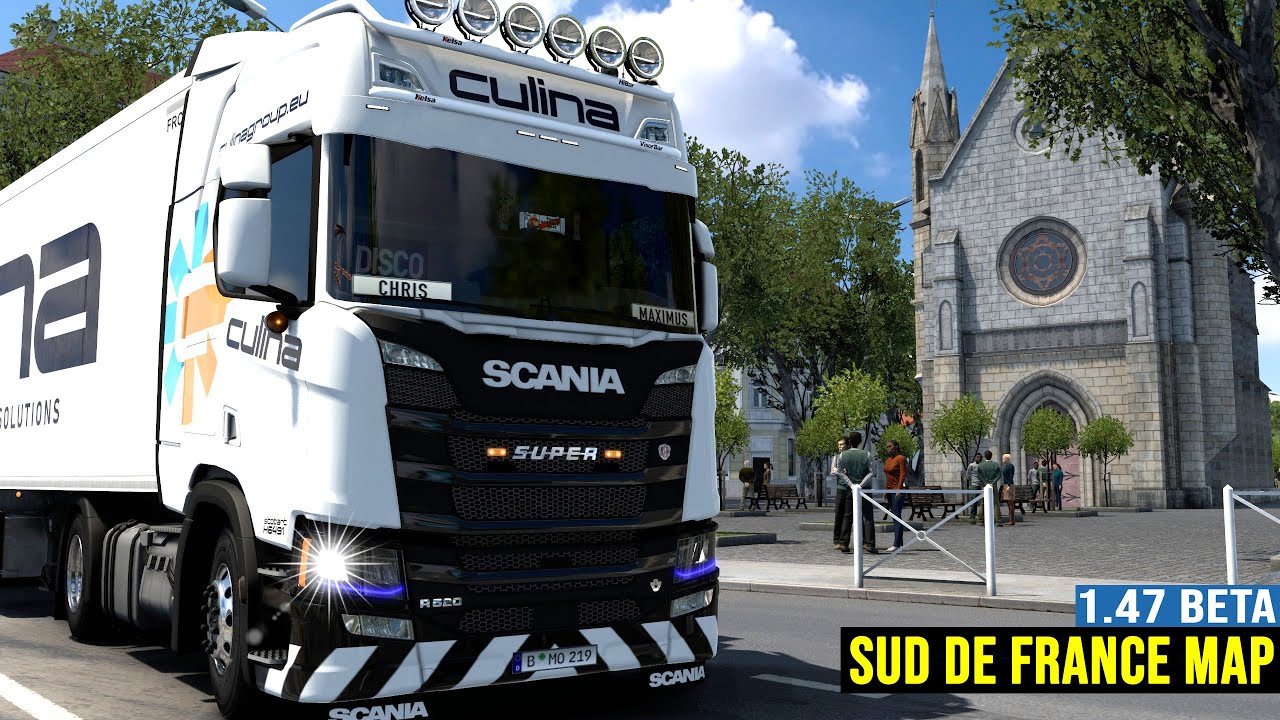 ETS2 1.47 Open Beta ★ Sud de France Map by Charly v1.7 [2375] EURO ...