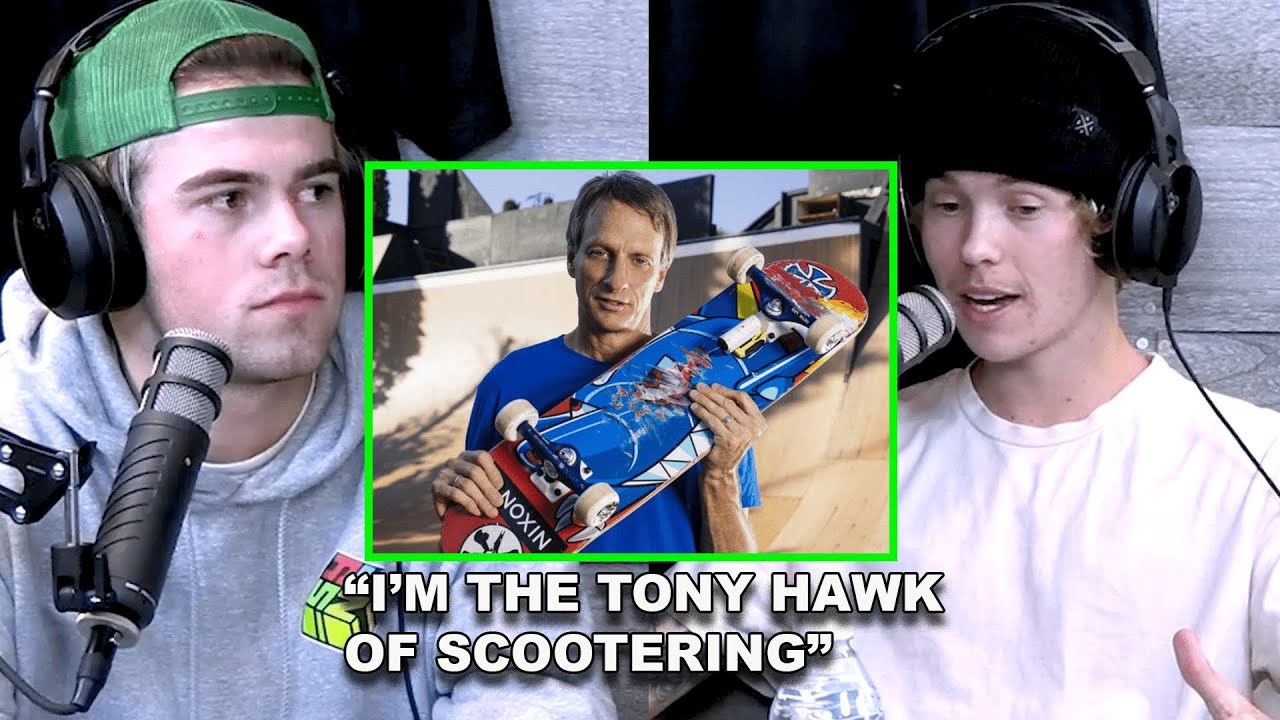 TANNER FOX CLAIMS HE'S THE TONY HAWK OF SCOOTERING - YouTube