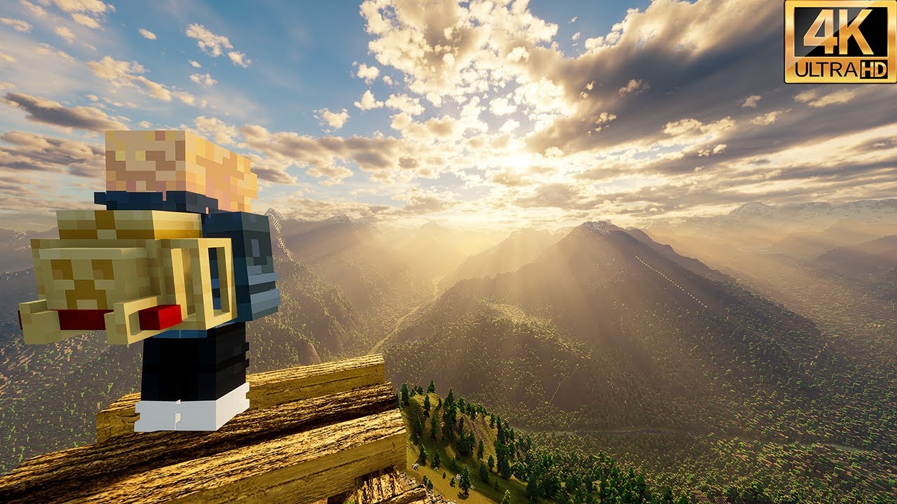 RTX 4080 vs Mount Everest map + Distant Horizons + Partrix + Mods ...