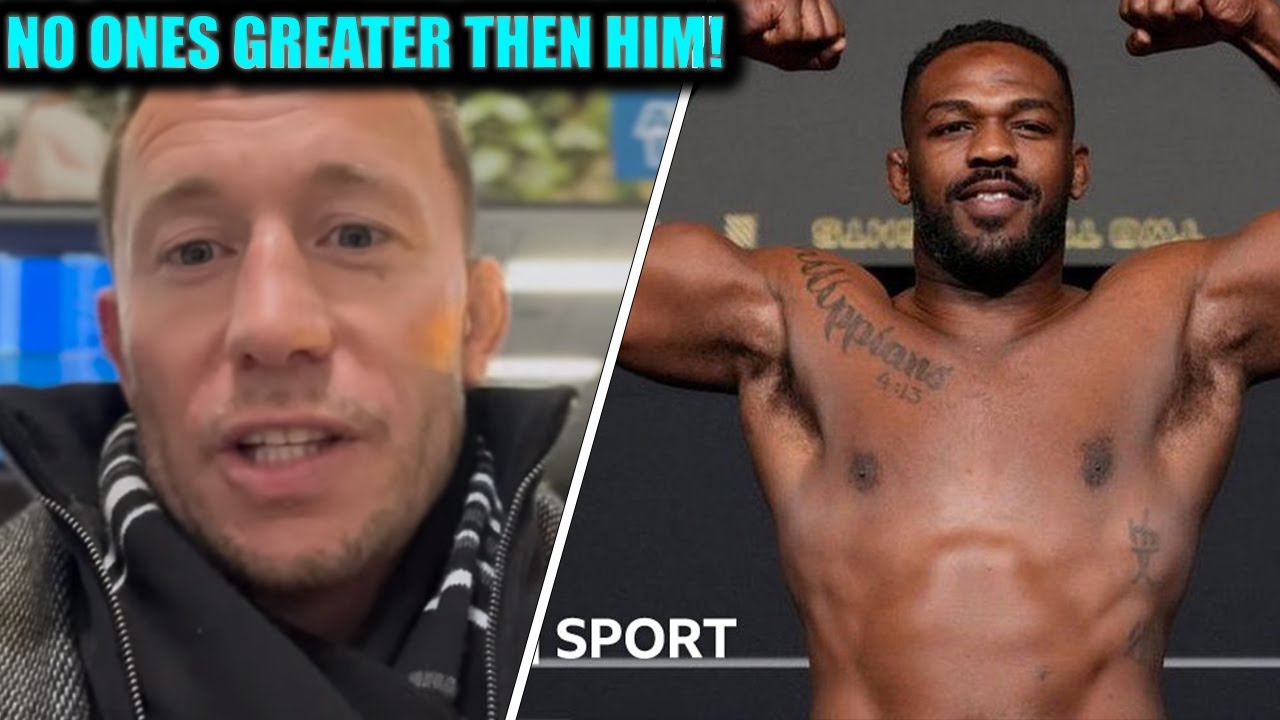 Georges St Pierre Says Jon Jones Is THE GOAT And Very Tough! - YouTube