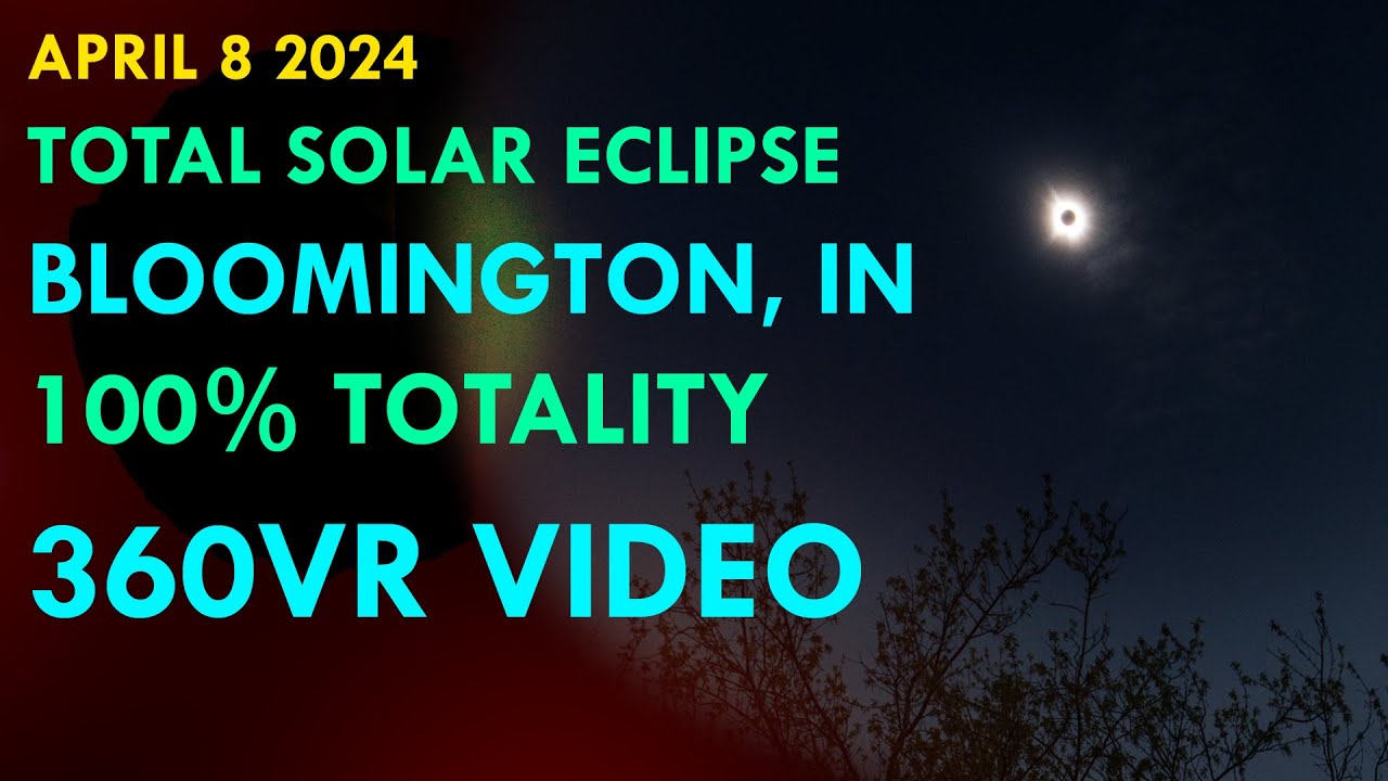 Total Solar Eclipse 2024 360 VR - YouTube