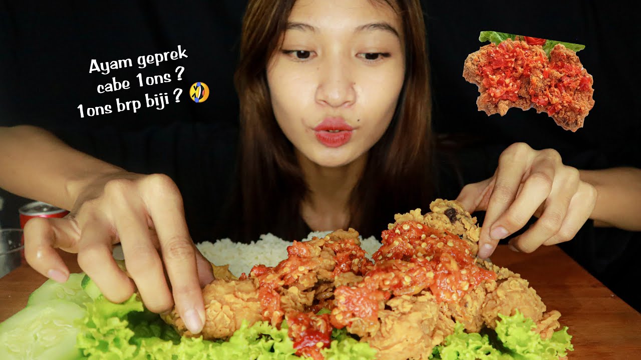 MUKBANG AYAM GEPREK BIKIN NGILER 🤤 | MUKBANG INDONESIA - YouTube