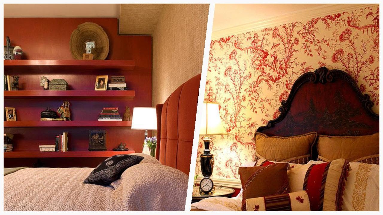 Achieving Harmony: Bold Red Light Wood Bedroom Designs | Designer ...