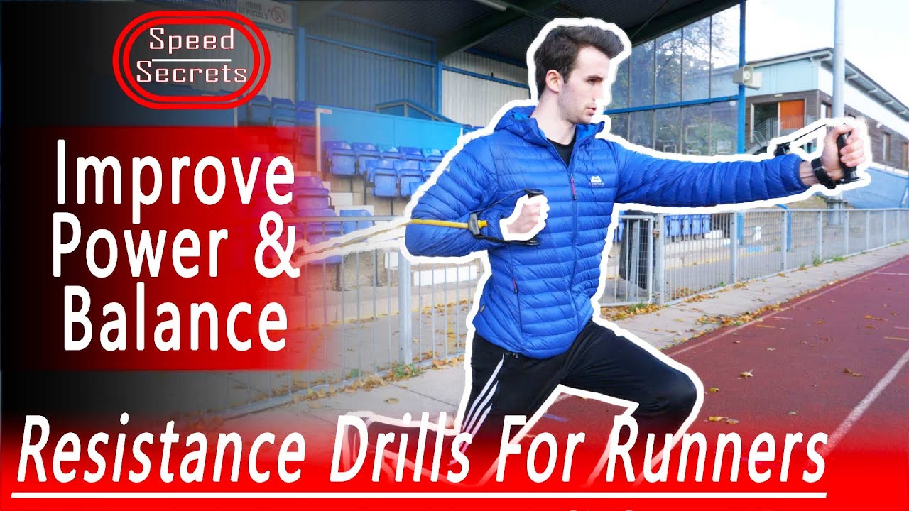 STRENGTH TRAINING FOR RUNNING: Resistance band work out... Run faster ...
