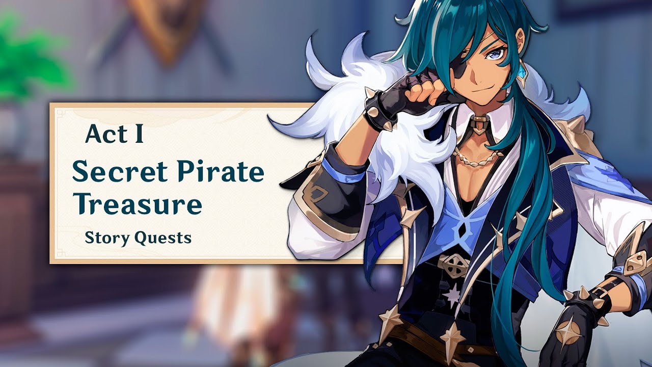 Genshin Impact | Secret Pirate Treasure | Walkthrough | Story Quests ...
