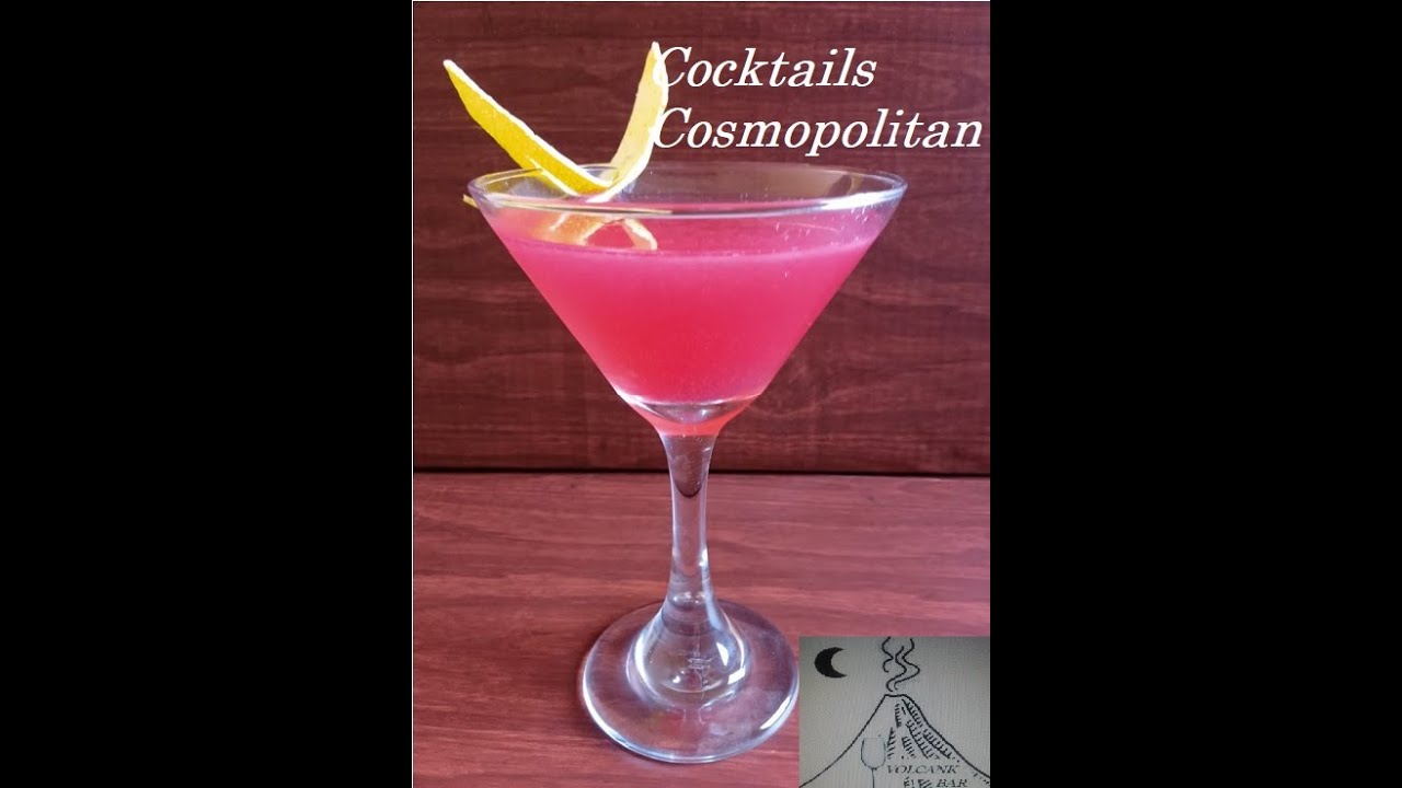 Como Hacer El Coctel Cosmopolitan (Cocktail) - YouTube