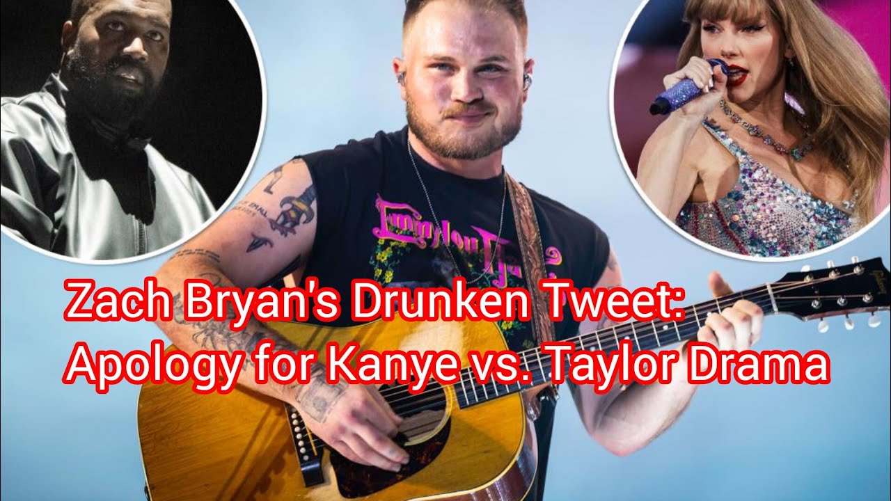 Zach Bryan's Drunken Tweet: Apology for Kanye vs. Taylor Drama - YouTube