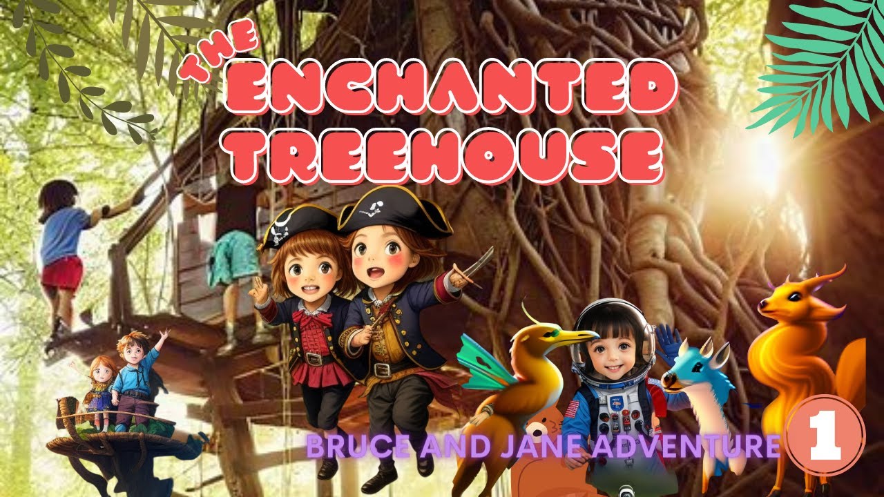 THE ENCHANTED TREEHOUSE 🌈🌳Sibling Adventures of Bruce and Jane ...