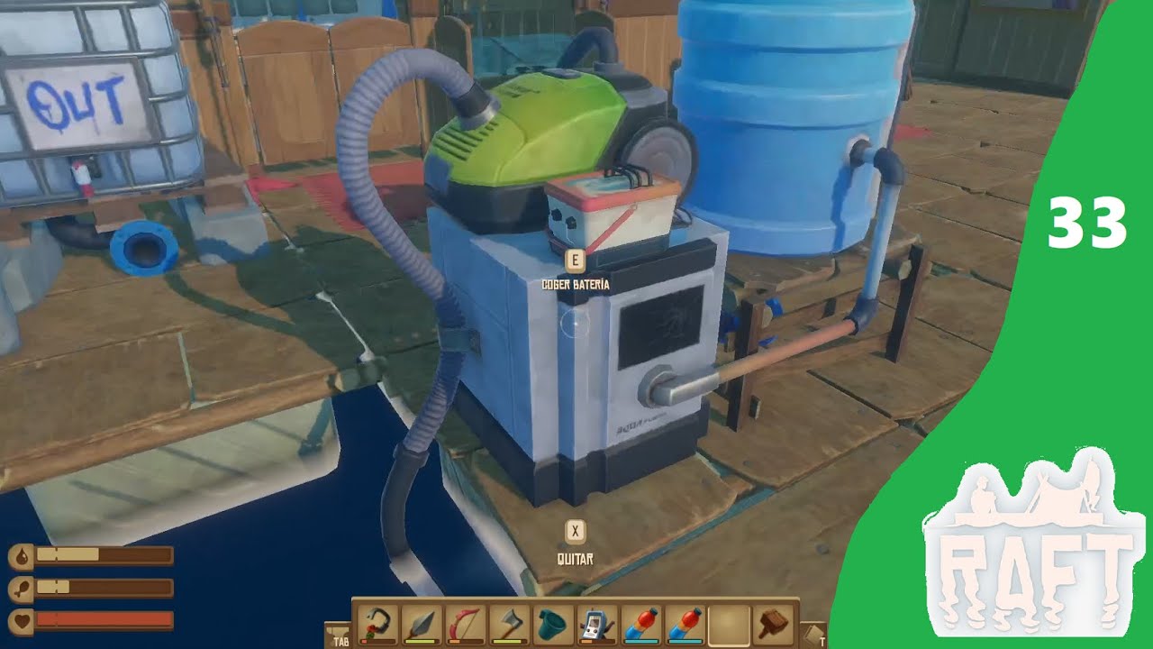 RAFT #33 | Purificador de agua y fin de serie | RAFT Gameplay - YouTube