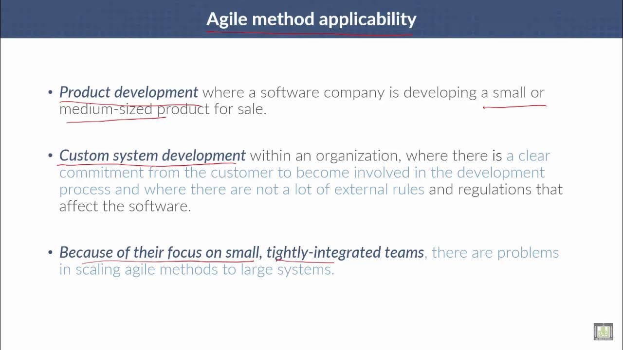 Software Engineering | C3 - L2 | Agile method applicability - YouTube