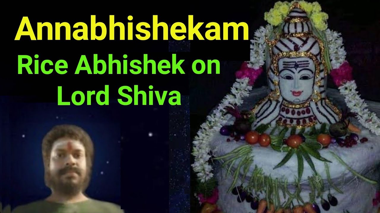 Annabhishekam ( Rice Abhishek for Lord Shiva with rice) - YouTube