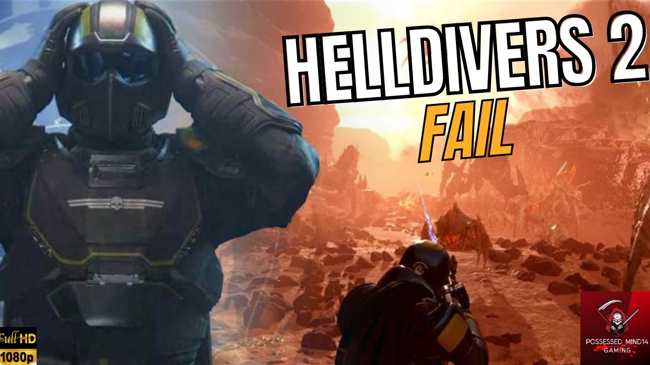 HELLDIVERS 2 - FAILED SUICIDE MISSION (Automatons Gameplay) - YouTube