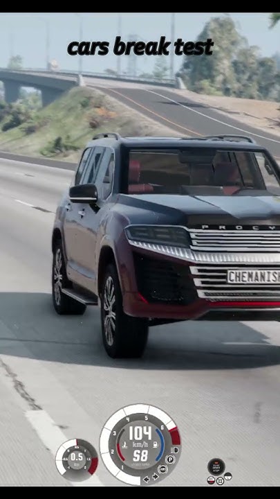 Car Brake Test - YouTube