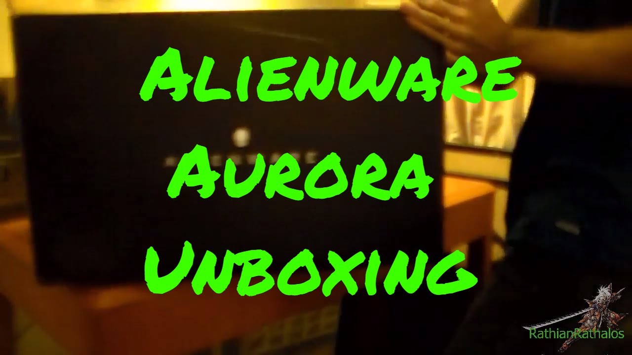 Alienware Aurora R6 Unboxing + First Boot, My First Desktop EVER ...