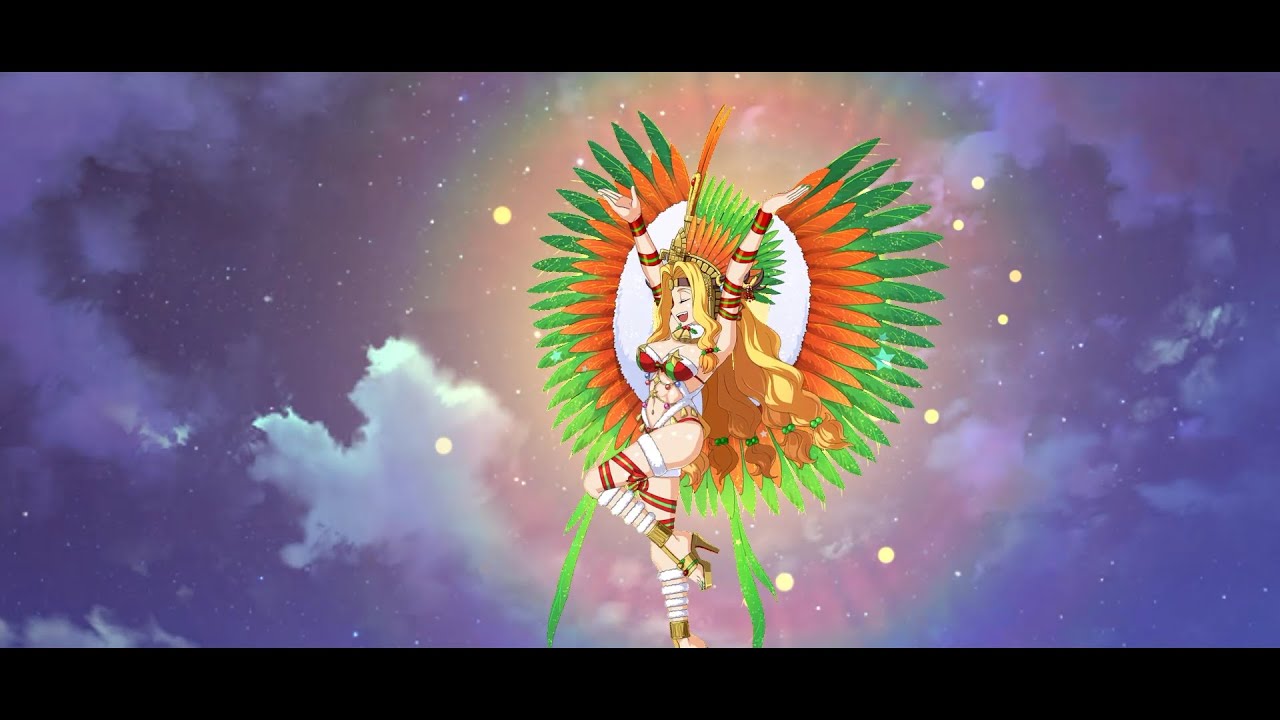[Fate/Grand Order 60FPS 4K WS] 4* Quetzalcoatl Samba/Santa Animation ...
