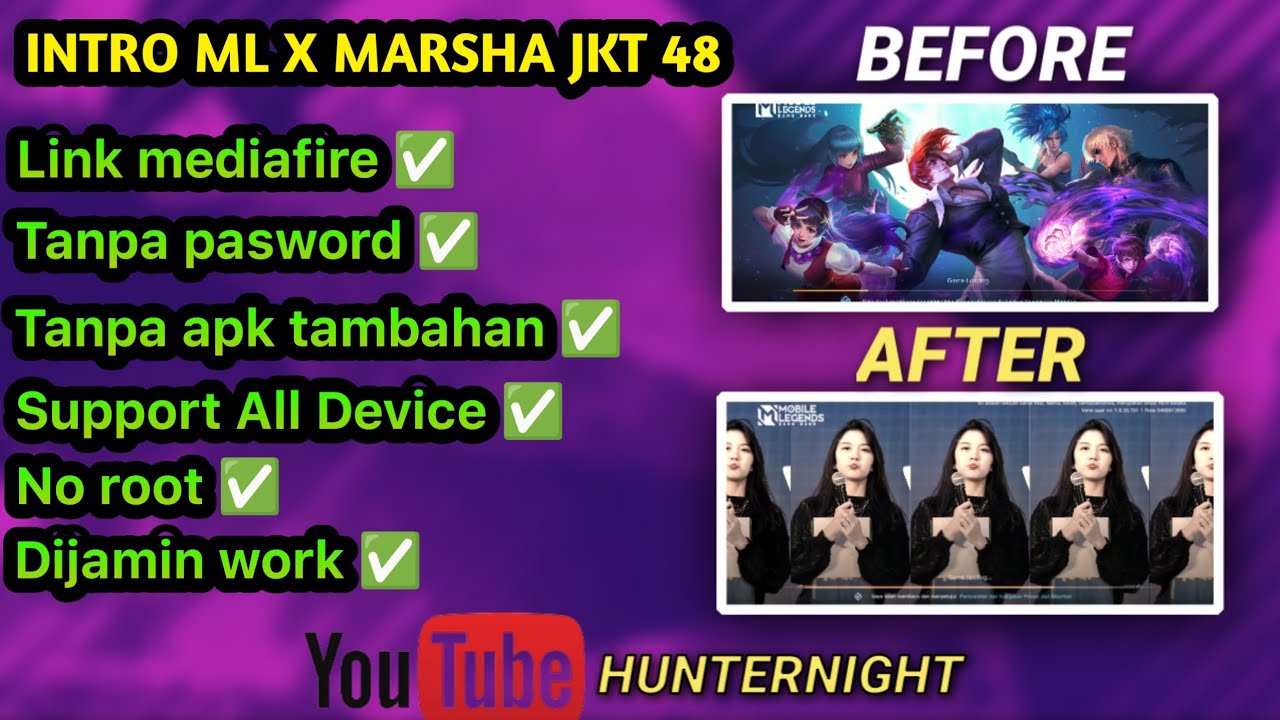 NEW UPDATE‼️Cara memasang loading screen x Marsha jkt 48 Terbaru 2024 ...