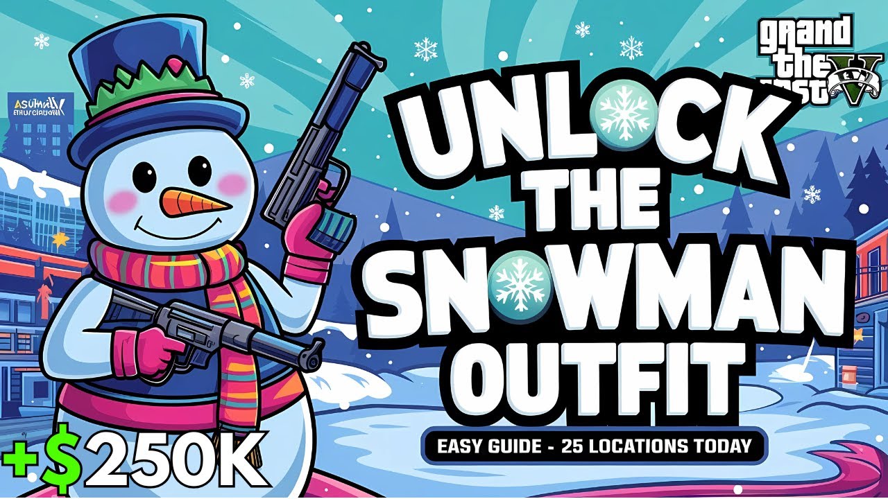 Discover the EASY Way to Unlock the Snowman Outfit in GTA 5 Online ...