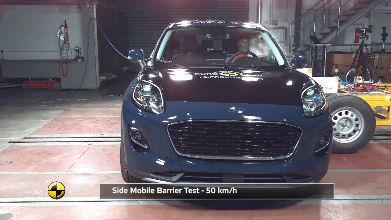 Ford Puma Crash Test by Euro NCAP - 5 Stars Rating - YouTube
