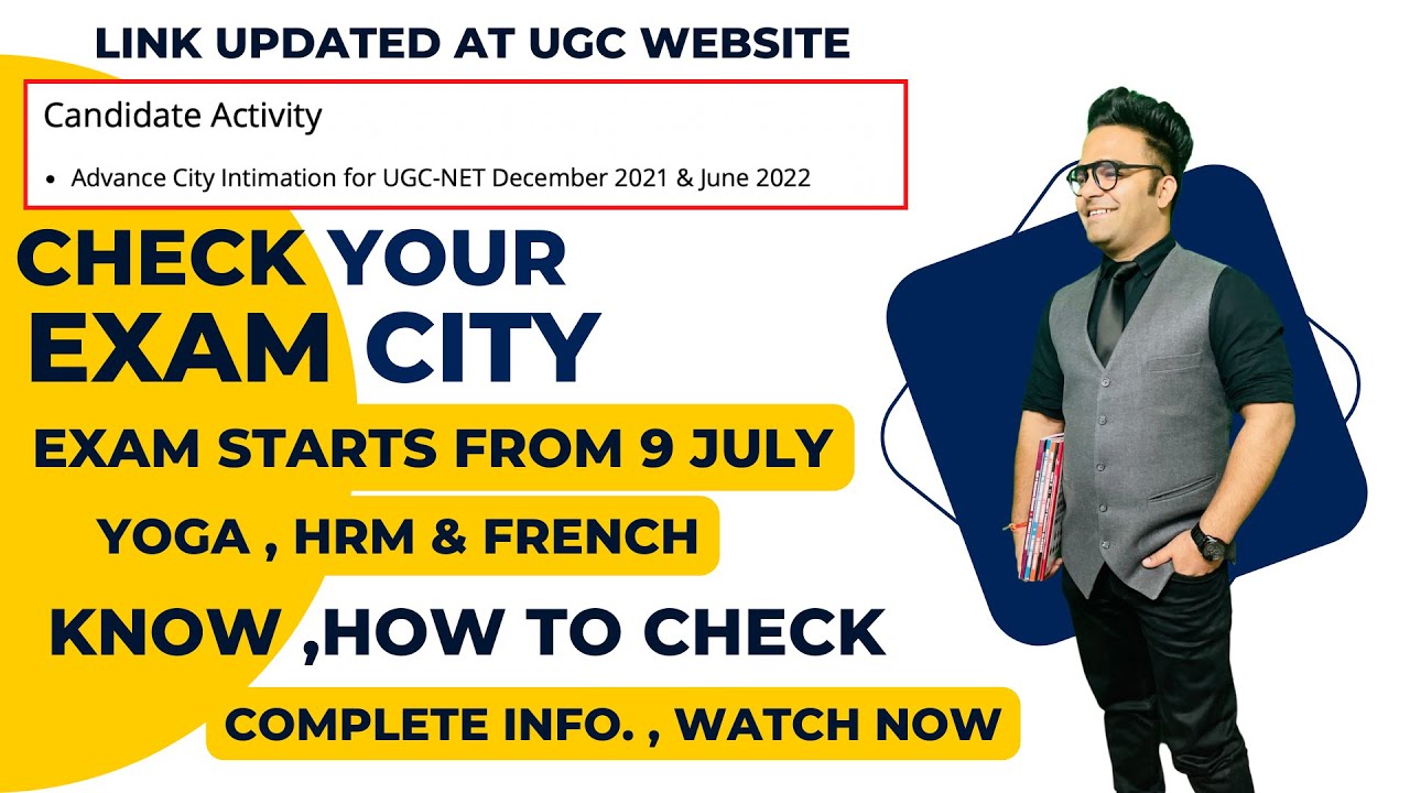 Ugc Net Exam News || Advance City Intimation For Ugc Net 2022 Exam ...