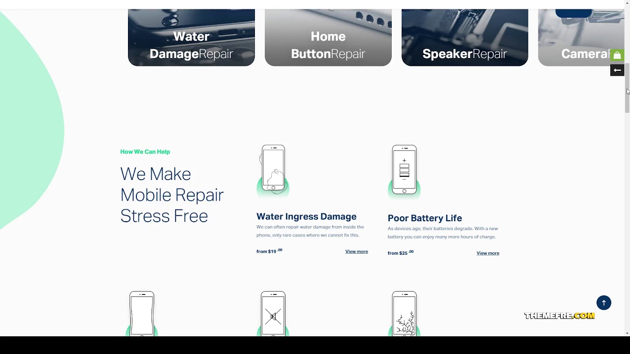 TekhFixers - Mobile Device Repair WordPress Theme repair service ...