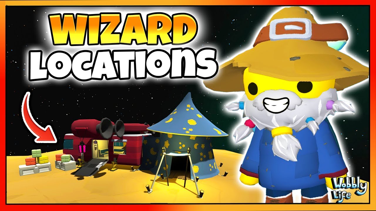 Wobbly Life Space Update Secrets: 4 Wizard Locations Guide! - YouTube