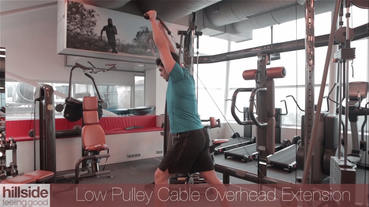 Low Pulley Cable Overhead Extension - YouTube