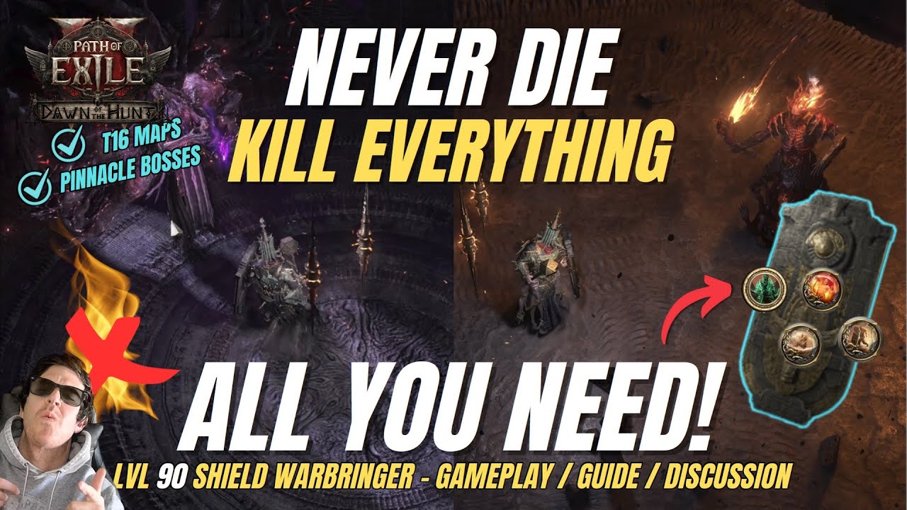 UNKILLABLE Endgame Shield Build Guide POE 2 | Lvl 90 Jade Warbringer ...