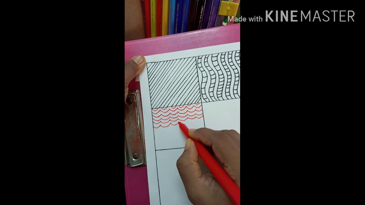 Pattern drawing for grade 4 - YouTube