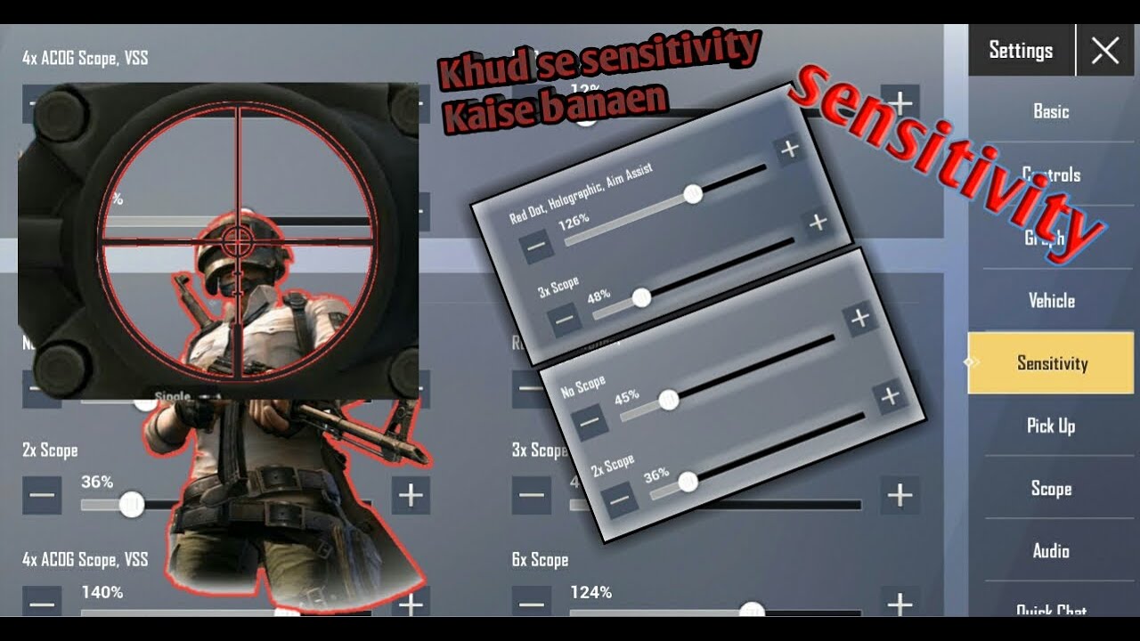 PUBG LITE BEST SENSITIVITY SETTING | PUBG LITE PRO SENSITIVITY SETTING ...