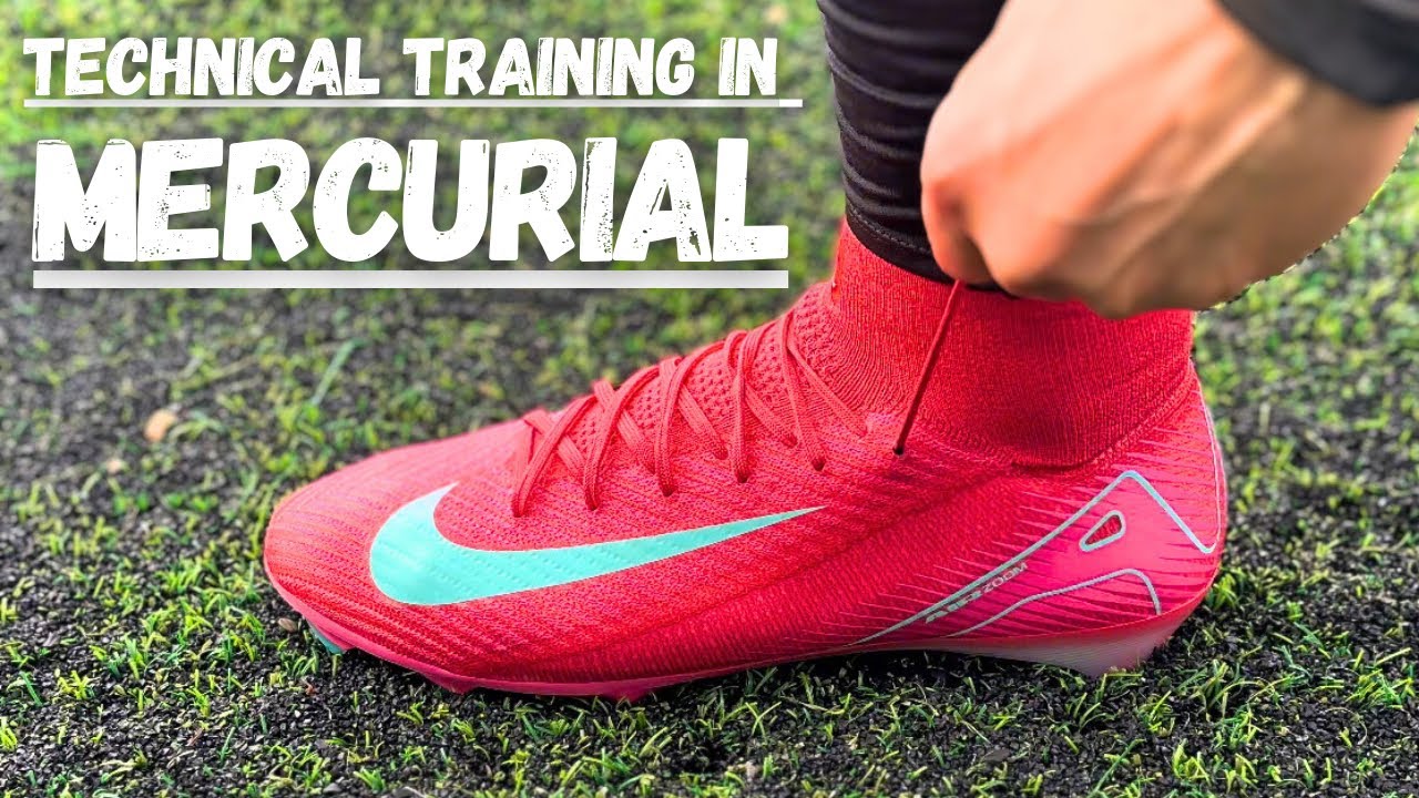 FULL TECHNICAL TRAINING SESSION IN NIKE AIR ZOOM MERCURIAL SUPERFLY X ELITE - YouTube