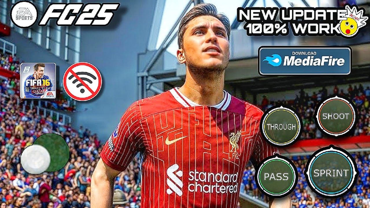 FIFA 16 MOBILE MOD FC 25 TOURNAMENT MODE ANDROID DOWNLOAD OFFLINE BEST ...