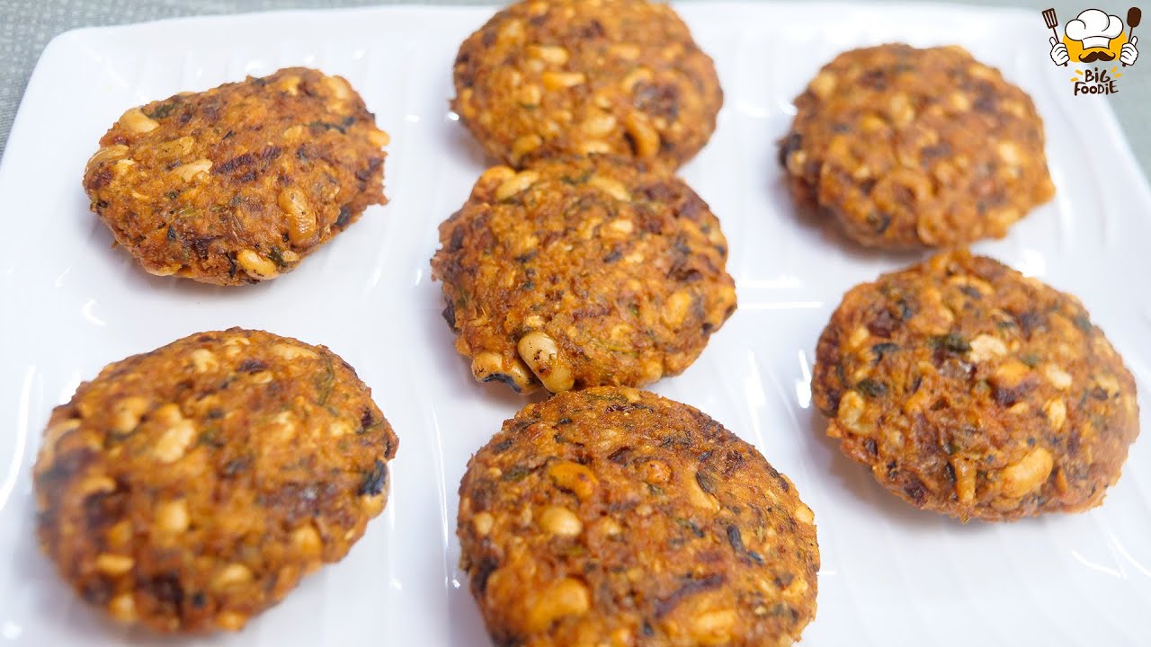 Karamani Vadai Recipe | Black eyed Beans Vada | Big Foodie Recipes ...