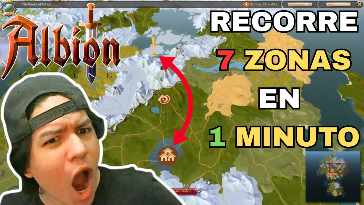 CÓMO CRUZAR EL MAPA EN MINUTOS | Albion Online - YouTube