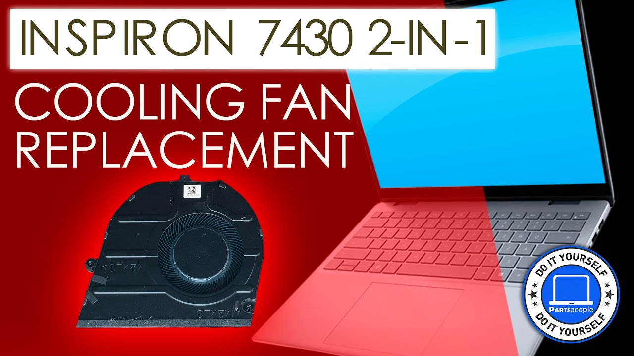 How To Replace Your Cooling Fan | Dell Inspiron 14 7430 2-in-1 - YouTube