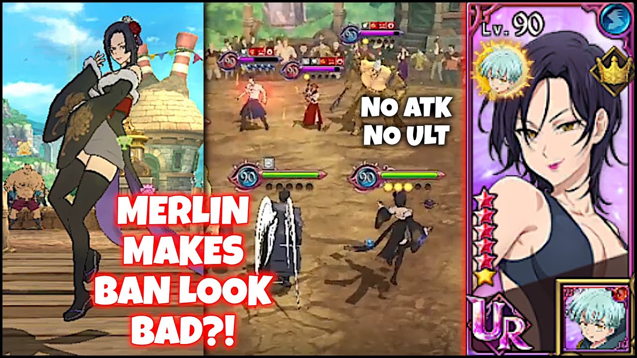 **NEW** MERLIN COUNTERS BAN?! GLOBAL PVP SHOWCASE - Seven Deadly Sins ...