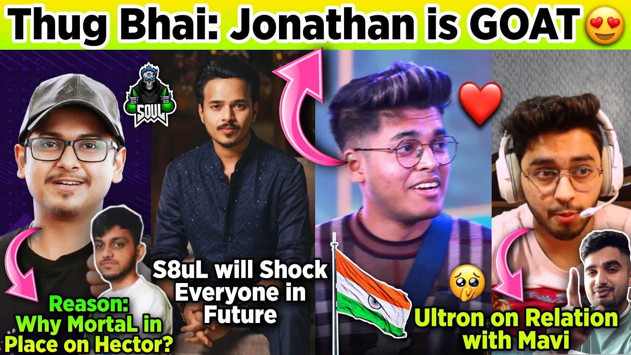 🇮🇳8Bit Thug Count Jonathan as GOAT🐐 Why MortaL in Place of Hector😮 ...