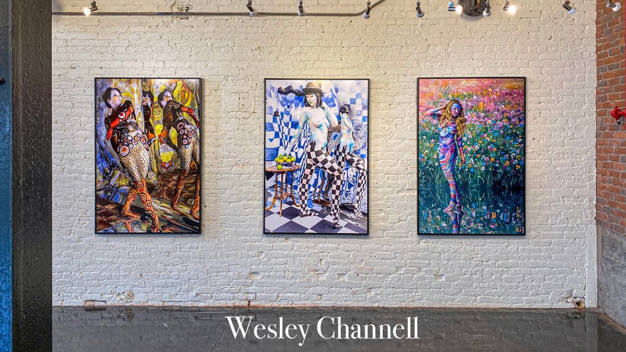Wesley Channell "Human Canvas" Exhibition - YouTube
