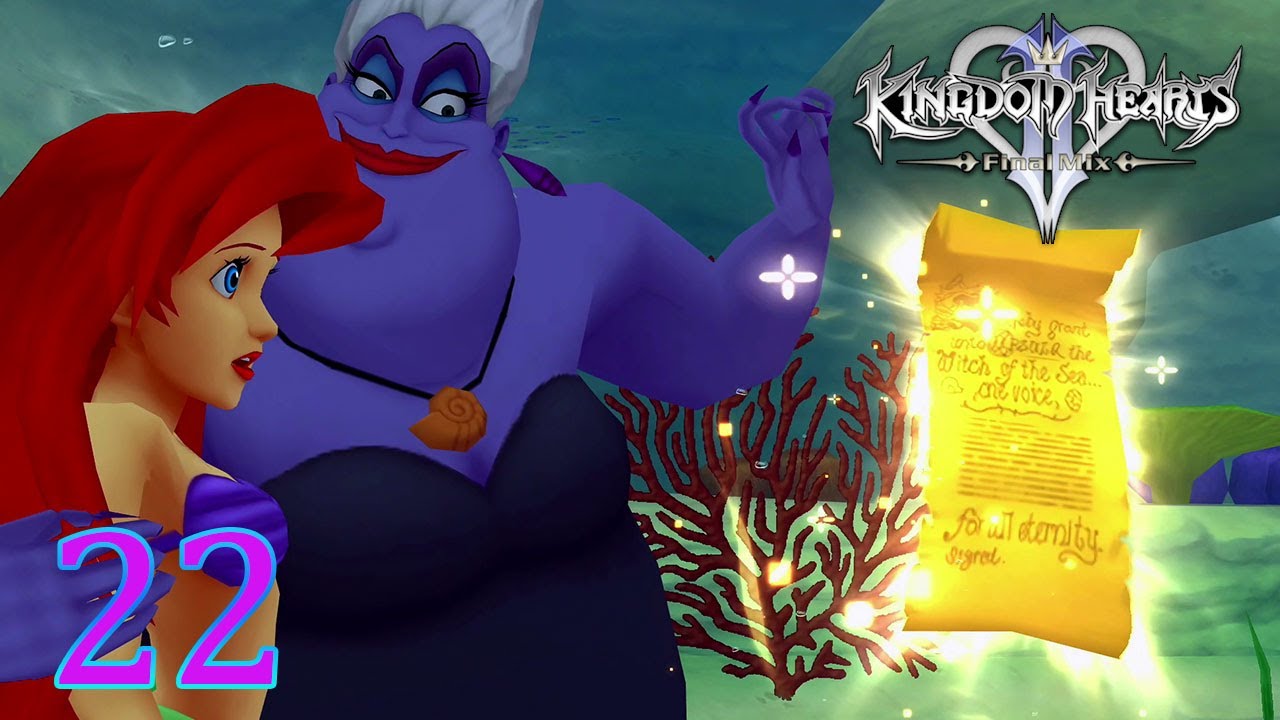 Kingdom Hearts 2 Gameplay: Part 22 - Ariel's Dream - YouTube