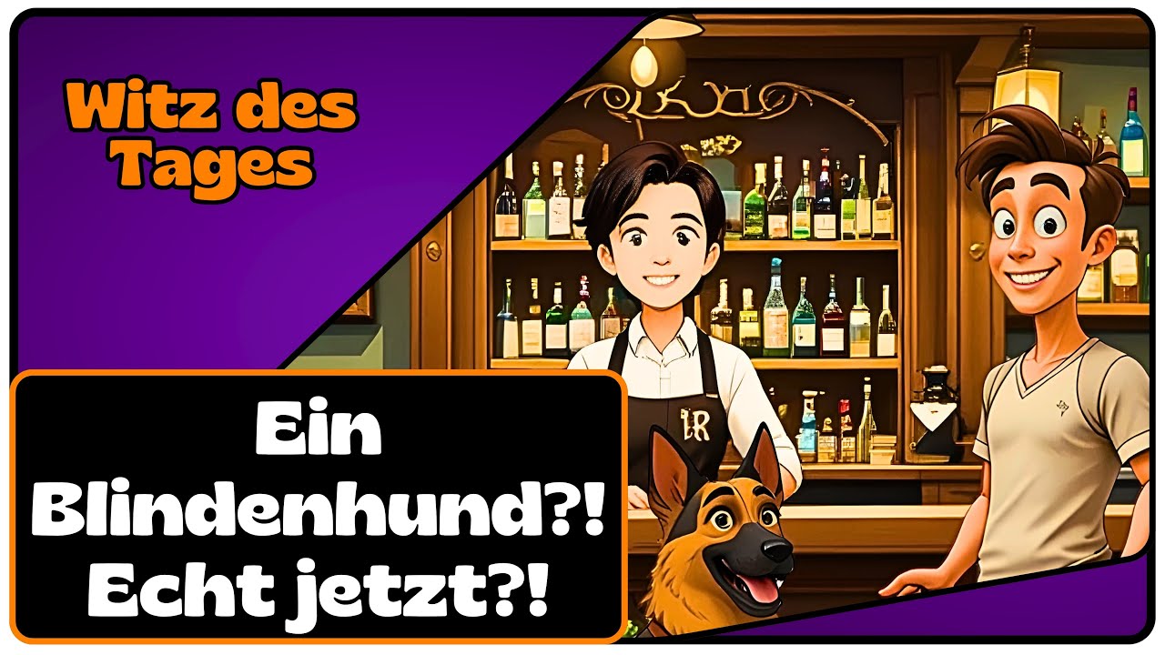 Wie man mit dem Hund in eine Bar kommt! - Witz des Tages - YouTube
