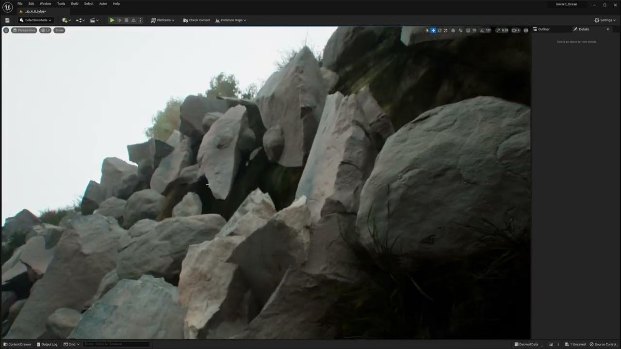 Using Nanite / Quixel Megascan rocks to make procedural cliffs with IA Scatter - YouTube