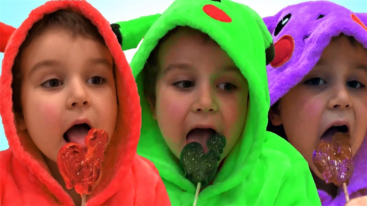 Learn Colors with Ice Cream & Finger family song nursery rhymes. Fun ...
