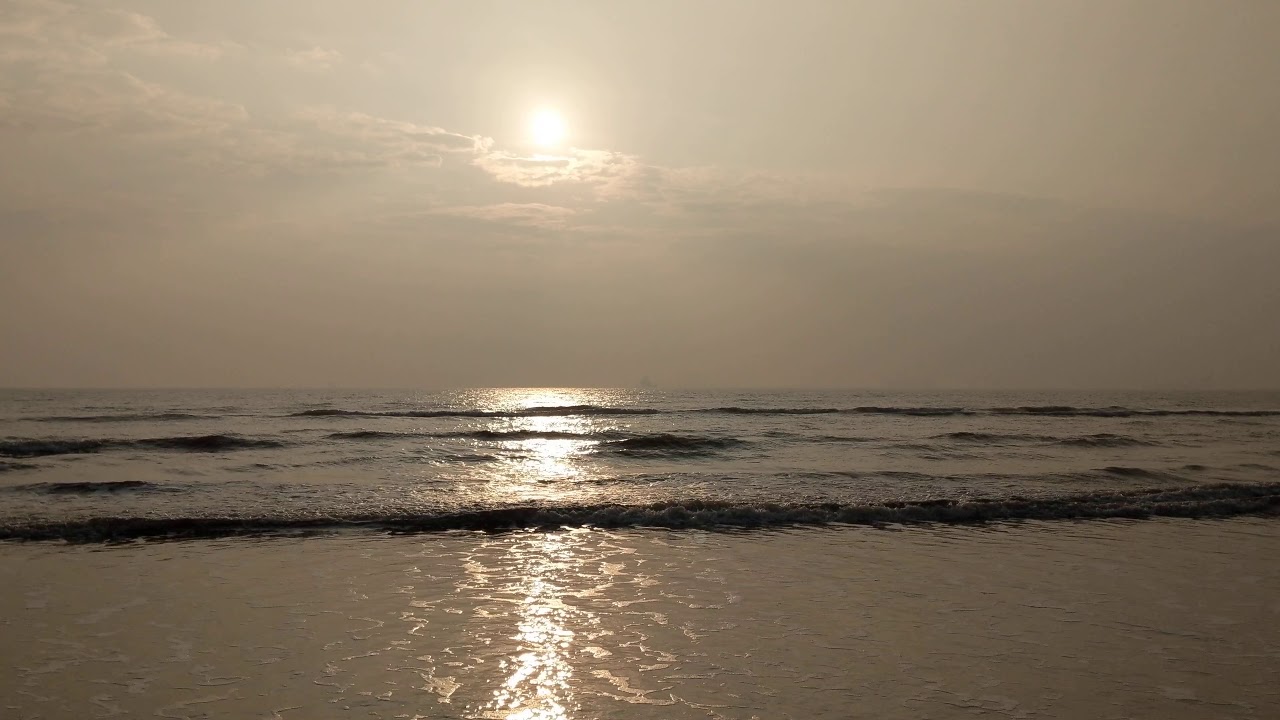 Kakinada beach morning view - YouTube