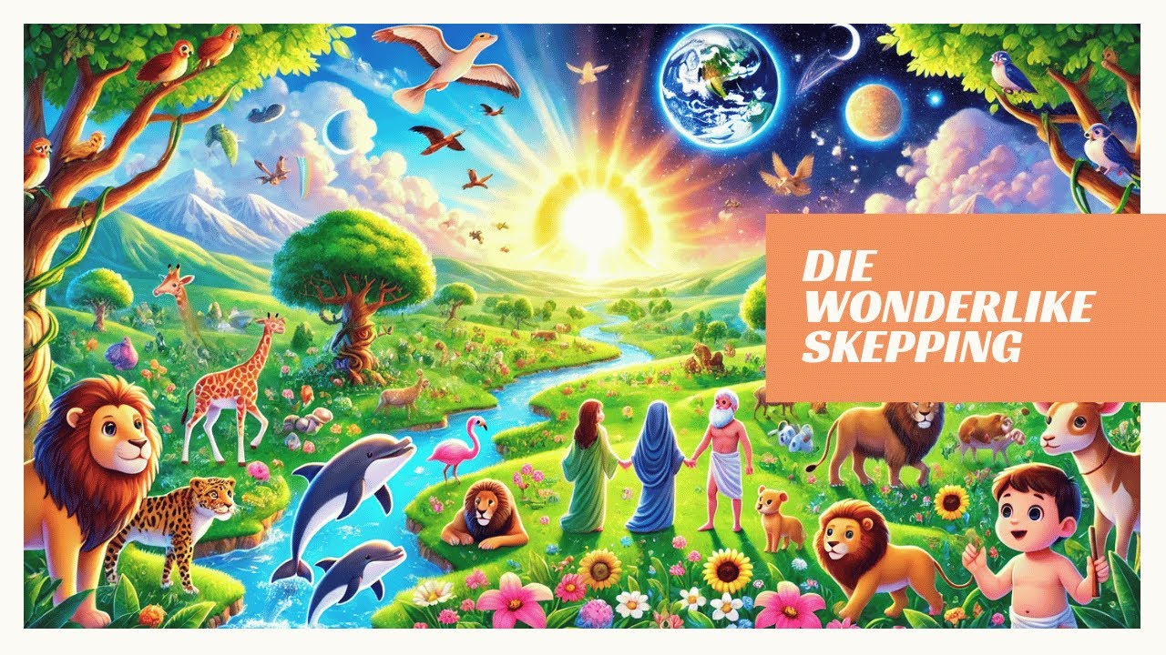 Die Wonderlike Skepping - Afrikaanse Bybelstories - YouTube